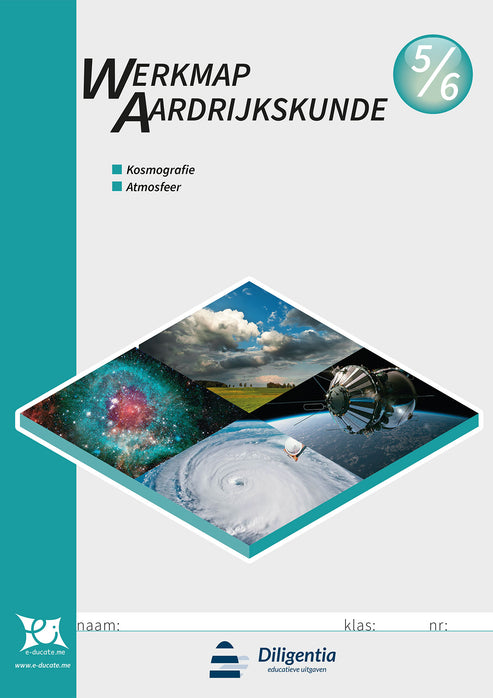 Werkmap Aardrijkskunde 5/6 Kosmografie en atmosfeer – Diligentia Uitgeverij